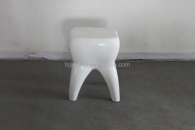 Modern Home Furniture Tooth Teeth Toy Fiberglass Stool Classic Replica ...