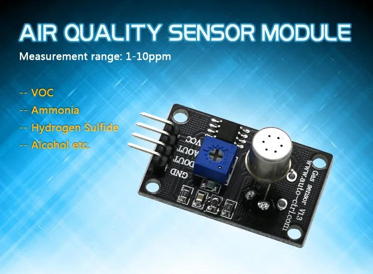 Custom Dc 5v Indoor Tgs2602 Module Air Quality Voc And Odorous Gas Odor ...