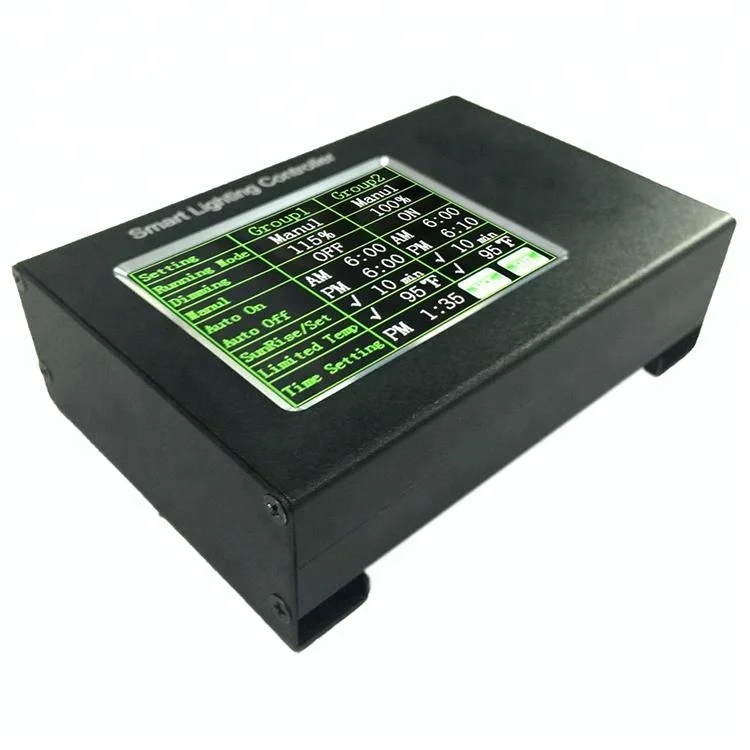 Smart LED Grow Light Controller for Greenhouse Hydroponics