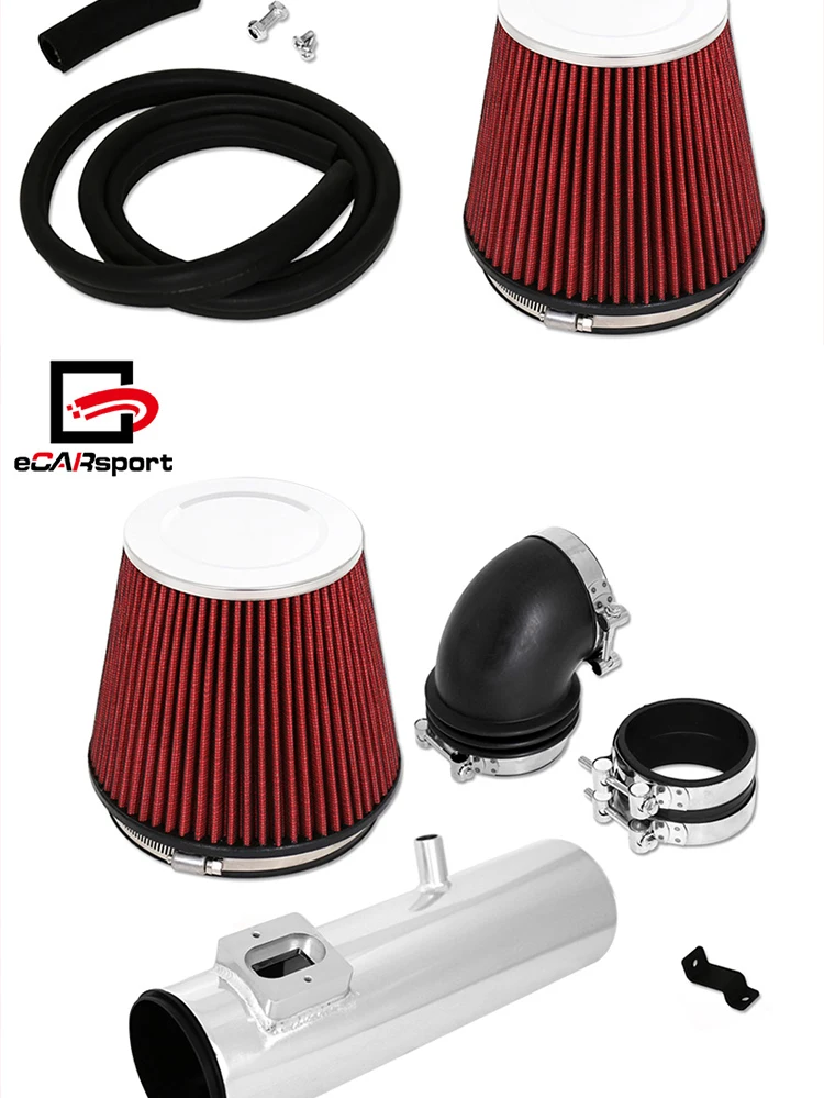 Ecarsport Car Aluminum Cold Air Intake Pipe Heat Shield For Chevrolet ...