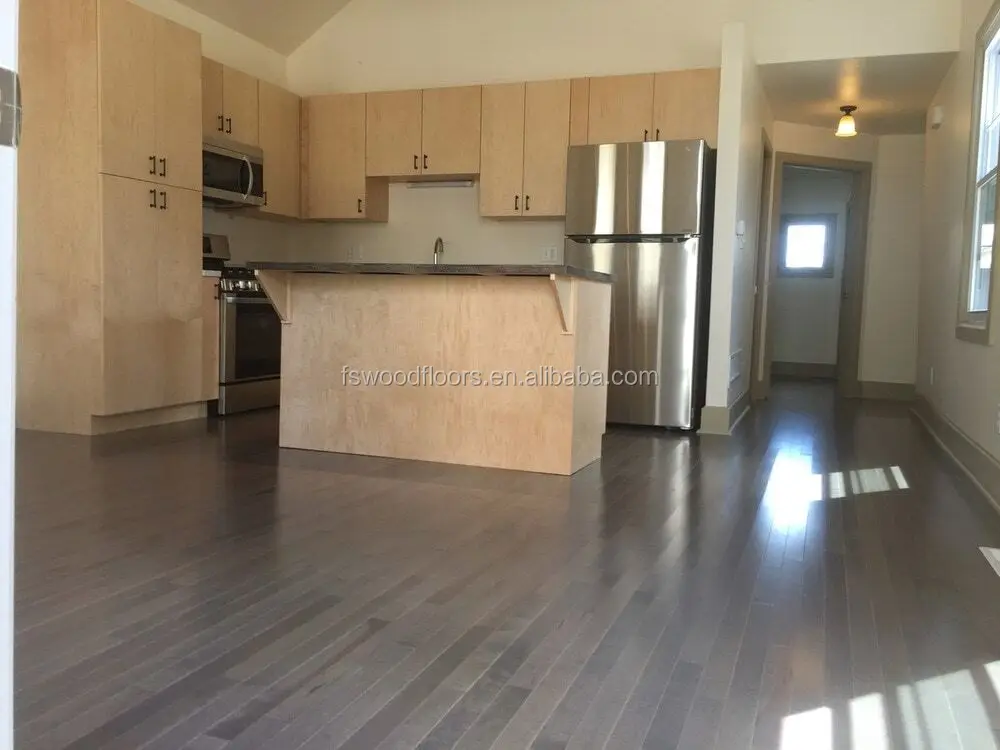 5'' Hot Sale Gray Color Maple Prefinished Hardwood Flooring - Buy Maple ...