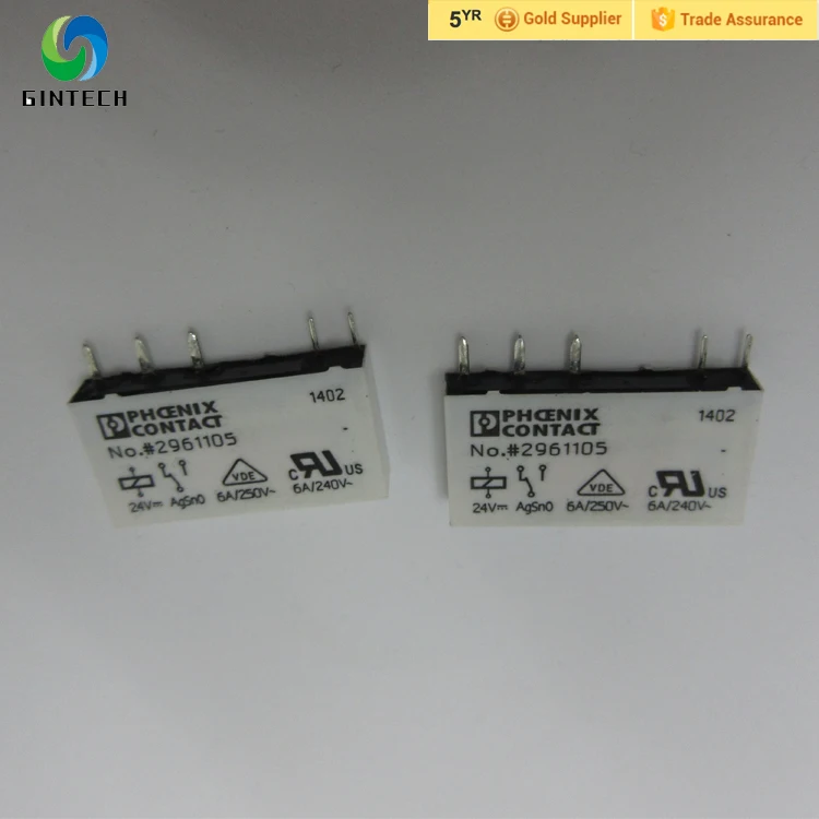 New Original Spdt 24vdc 6a General Purpose Relays 2961105 2961105-dc24v ...