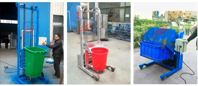 Electric Trash Can Lifting Machine Bins Lift Elevator - Buy Trash ...