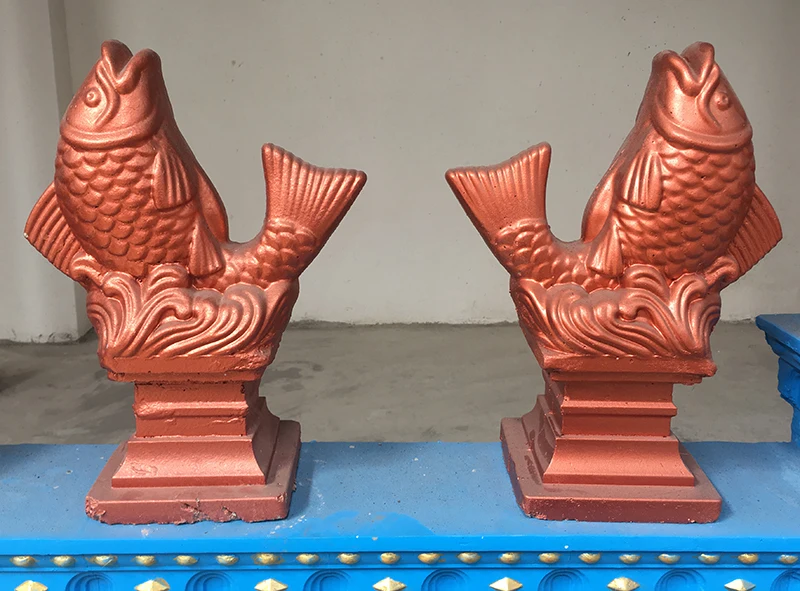 Abs Plastic Fish Shape Decorative Concrete Molds For Garden Statues - Oem