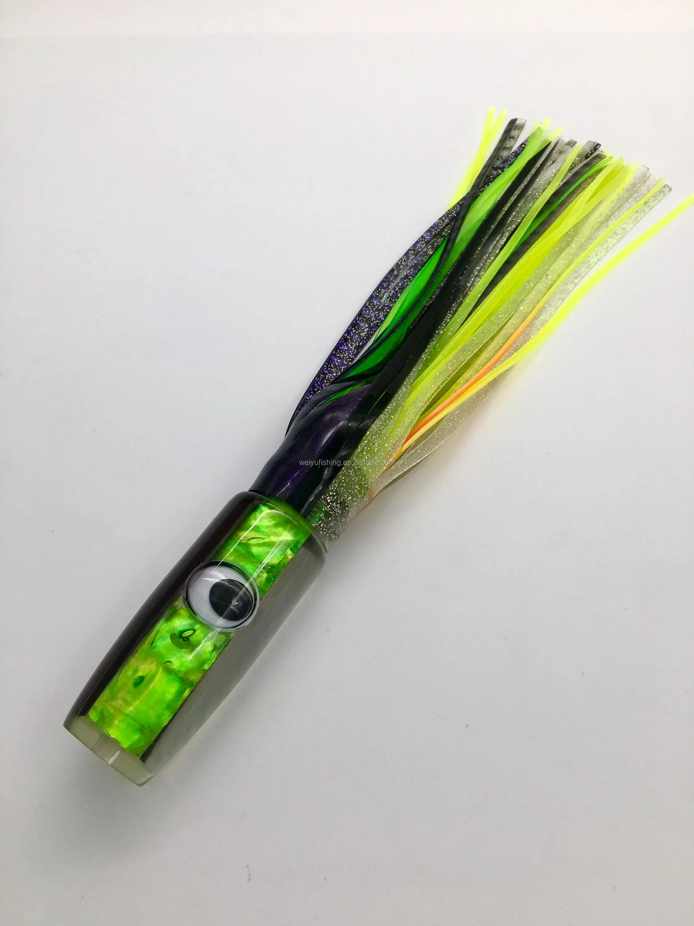Oem Saltwater Trolling Fishing Lure Multi-colored Resin Head Squid ...