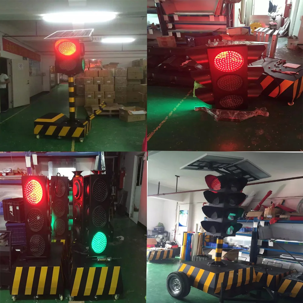 Pedestrian Crossing Portable Moveable Led Solar Signal Light - Buy ...