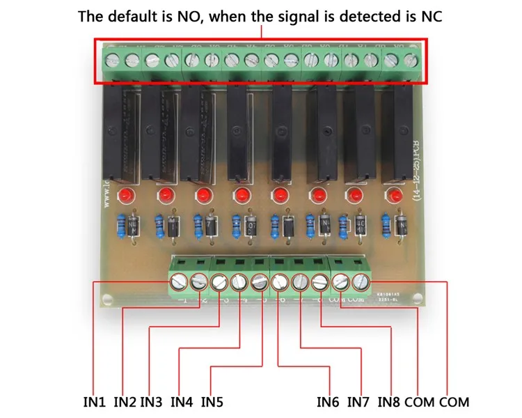 Oem Odm Switching Output Solid State Relay Eight Npn Input 8-channel Dc ...