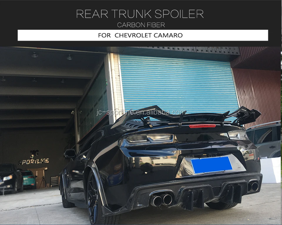 Carbon Fiber Rear Wing Spoiler For Chevrolet Camaro Rs Coupe 2-door ...