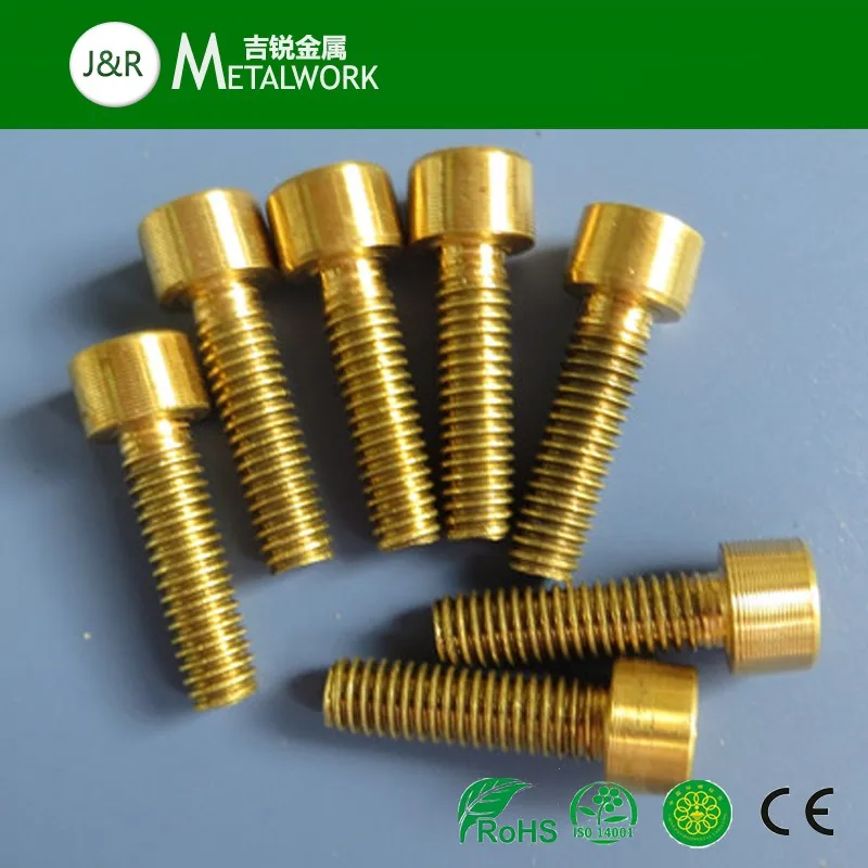 M22 M24 M27 Alloy Copper Hex/hexagon Socket Cap Head Machine Screw ...
