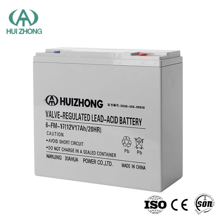 Rechargeable Agm 12v 17ah Battery Sealed Lead Acid Battery - Buy Agm ...