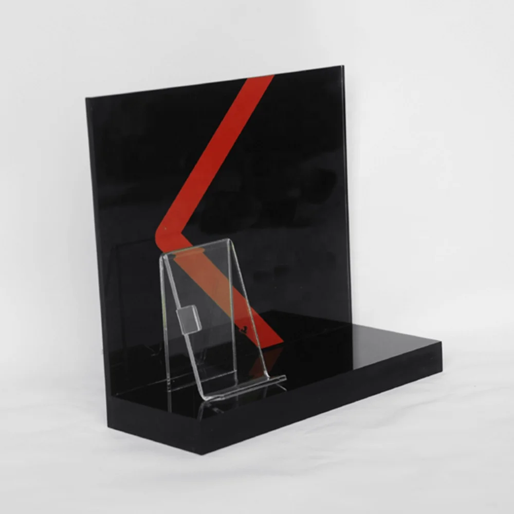 10cm Clear Acrylic Tablet Display Stand Desktop Round Perspex Ipad ...