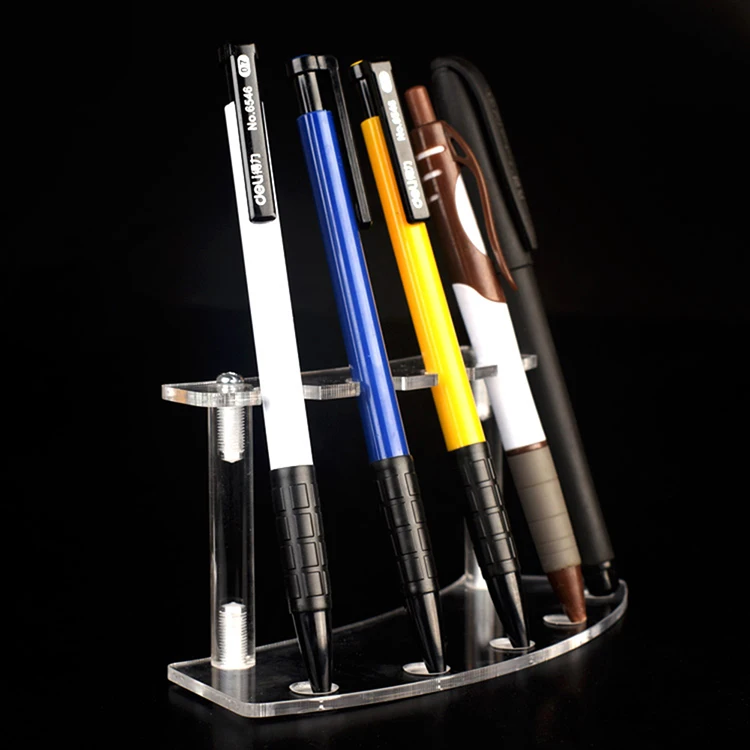 Clear Acrylic Pen Holder Acrylic Pen Display Stand Price - Buy Desktop ...