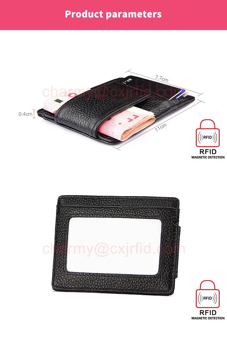 Rfid Theft Brush Card Sets Anti Magnetic Rfid Dollar Ticket Folder Anti ...