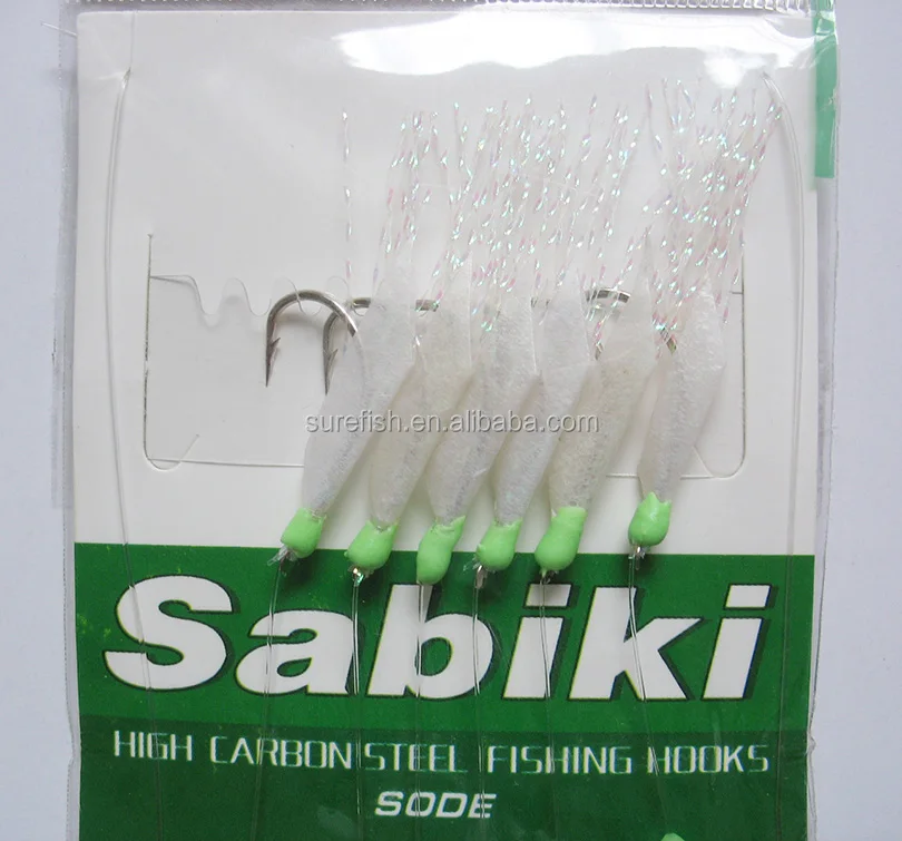 Sabiki Rig Saltwater Fishing Lure Bait Rig Hook Tackle