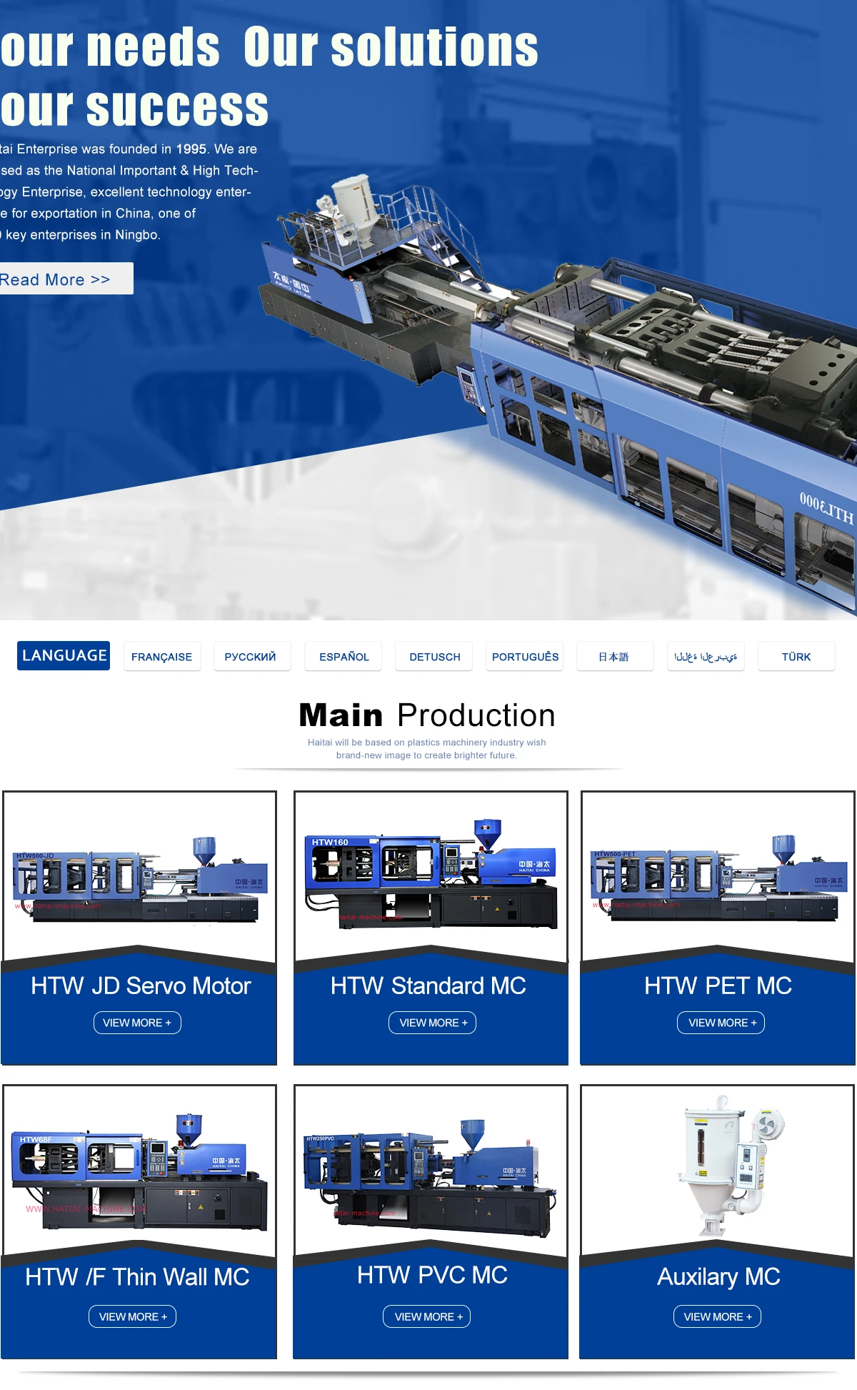 Ningbo Haitai Industry And Trade Co., Ltd. - Injection Molding Machine