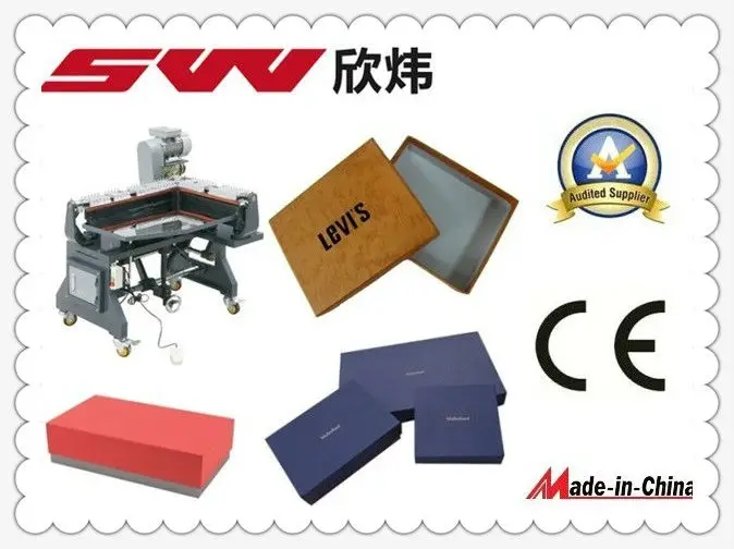 Semi Box File Making Machine Cartons Machinery & Hardware Printing ...