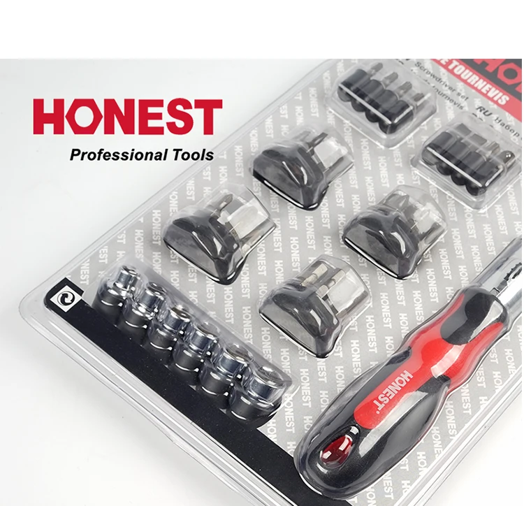 Ratchet Driver Bit Socket Set 39pc Holder Hex Driver Bits Oval Head ...