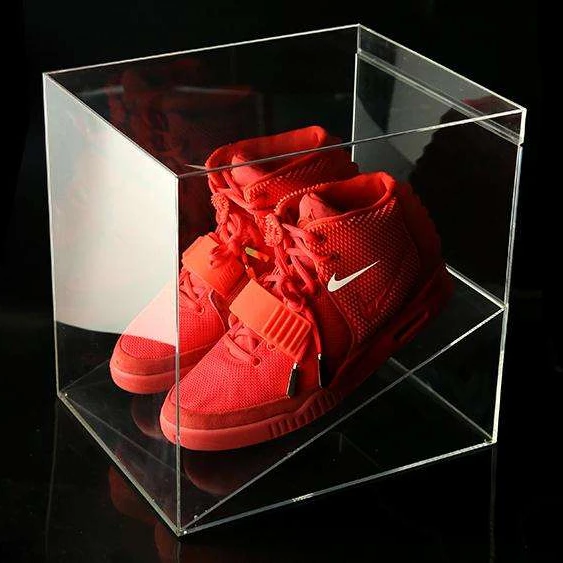 Customized Transparent Plexiglass Acrylic Sneaker Display Box - Buy ...