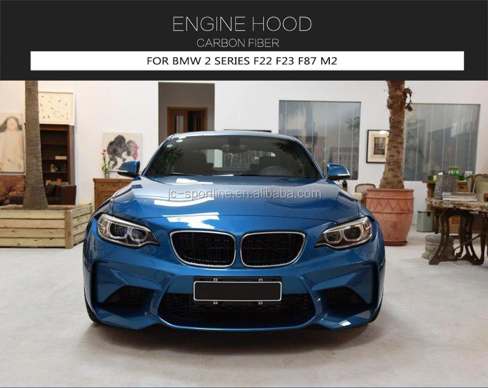 Carbon Fibre F87 M2 Engine Hood For Bmw F22 220i 228i M235i M Sport 14 ...