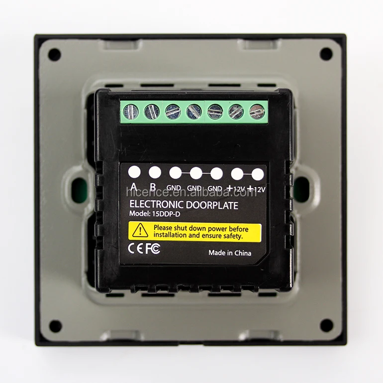 12V Wall Switch - Touch Control RS485 Modbus Light Switch