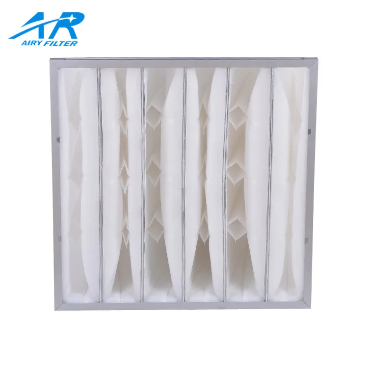 Secondary Efficiency Multi Bag Pocket Air Filter Media+one Side ...