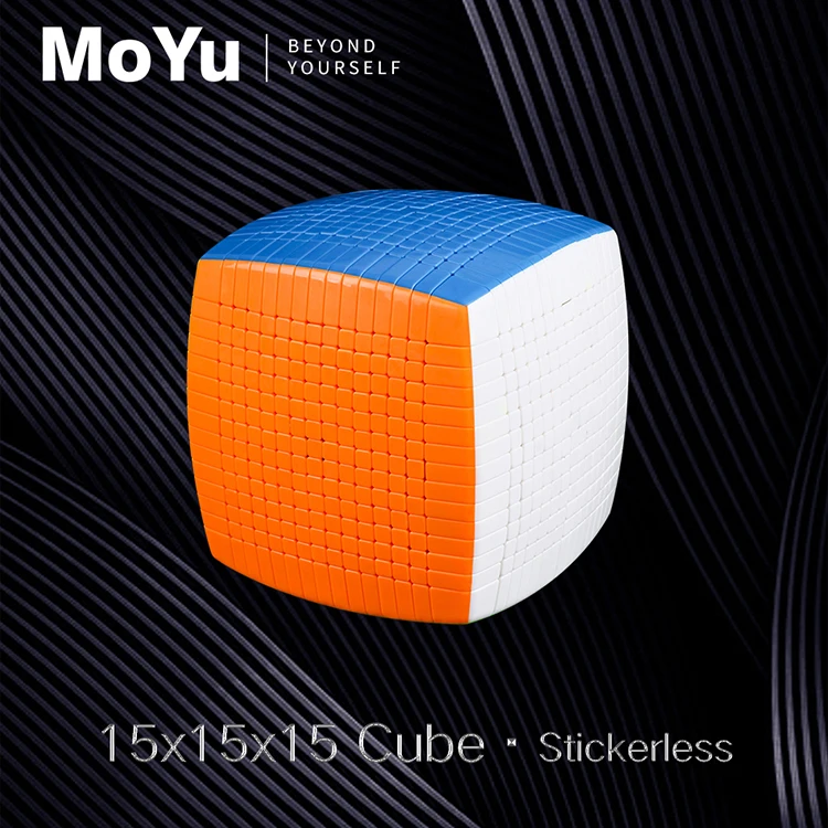 MoYu 15x15x15 Stickerless Cube - Ideal for Speed Cubing and Educational ...