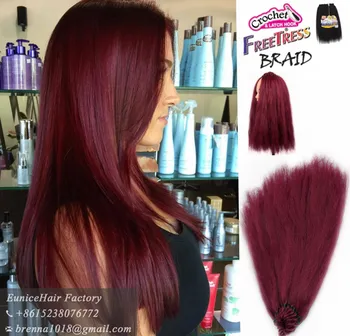 Wholesale Price Darling Yaki Braids Synthetic Pre Looped Freetress Yaki ...