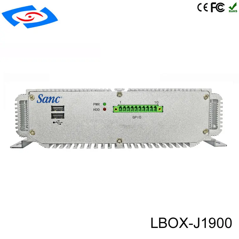 Fanless Mini Pc 4gb 64gb Ssd Industrial Pc With Intel Celeron N2930 ...