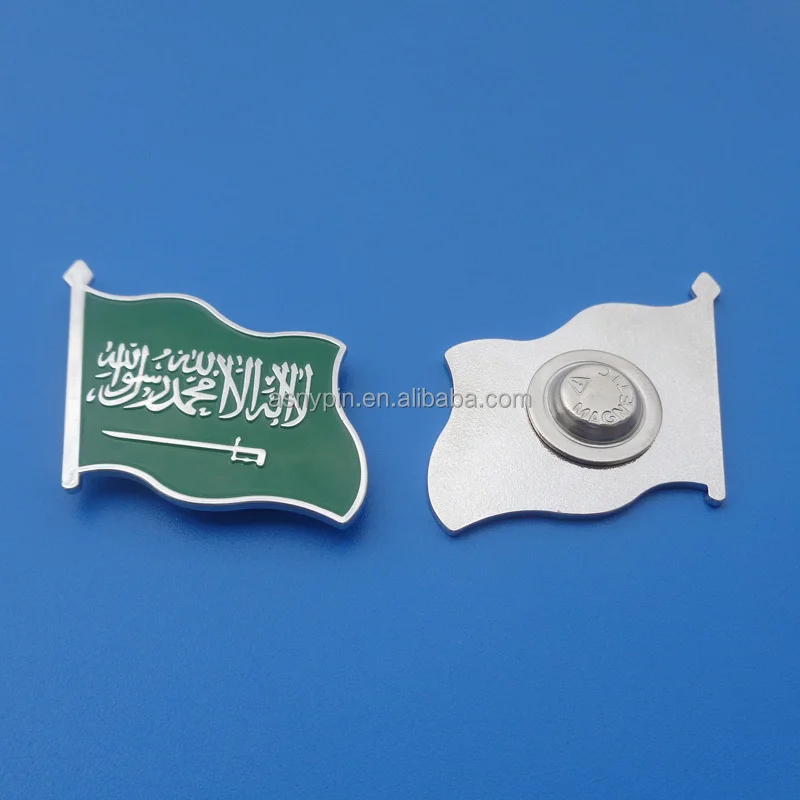 Saudi Arabia National Emblem Lapel Pin For National Day Souvenir Gifts ...