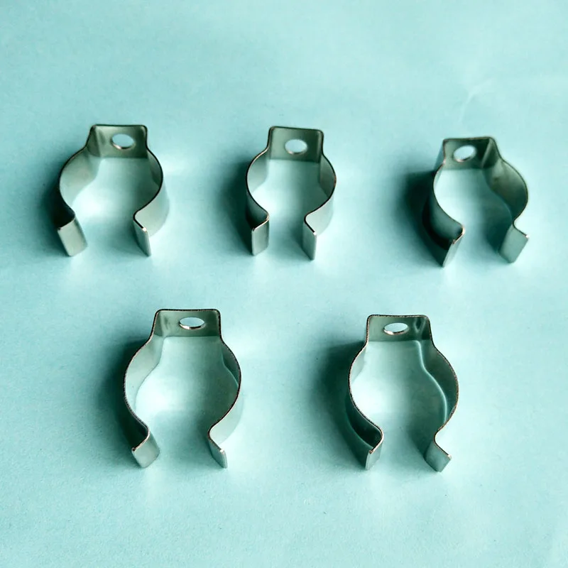 Custom U Shape Spring Steel Lamp Holder Led Light Use Clampt5 Clip ...