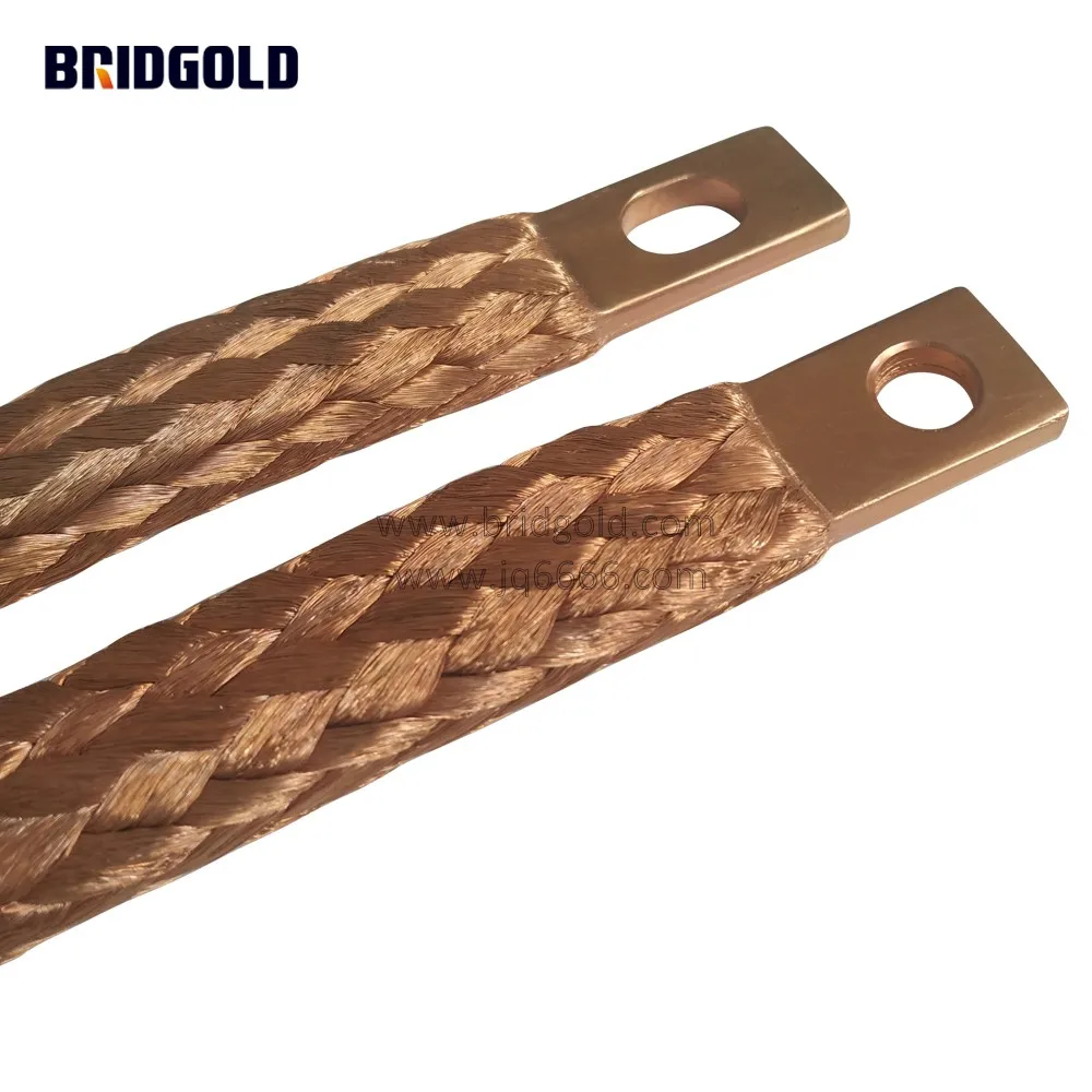 Customized Flexible Electrical Braided Copper Shunt Factory,Earth ...