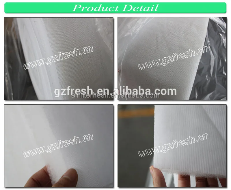 Merv 9 10 F5 EU5 Ceiling Filter for Spray Auto Paint Booth Cotton air ...