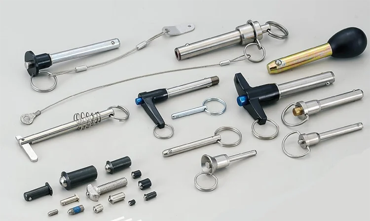 Push Button Handle Aircraft Quick Release Ball Lock Pin - Buy Quick ...