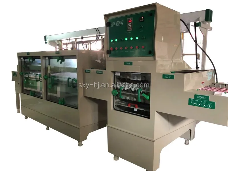 Double Sided Metal Photo Chemical Etching Machine With Rinse - Buy ...