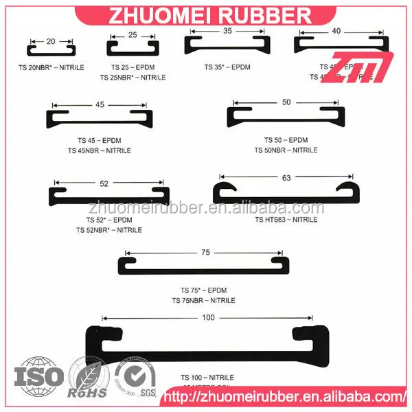 C Channel Fuel Tank Strap Isolator Rubber - Buy Rubber C Channel,Rubber ...
