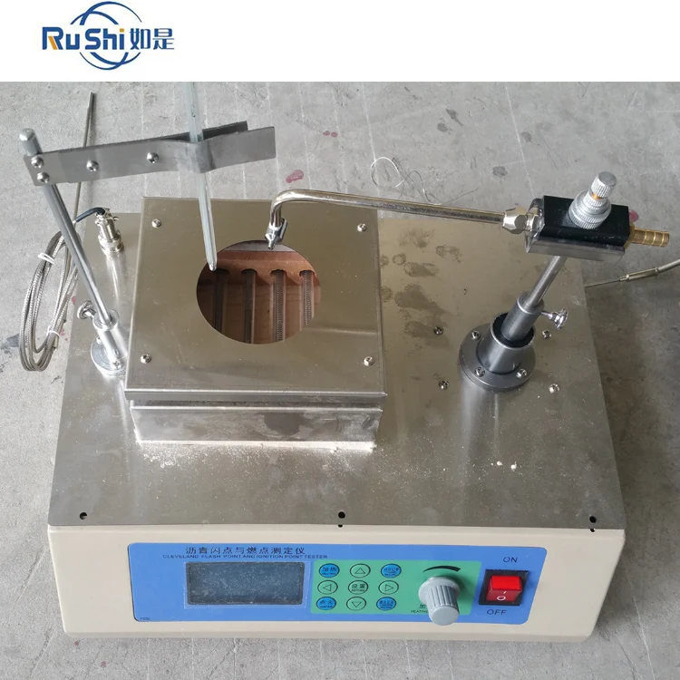 Asphalt Flash Fire Point Tester - Reliable Open Cup Apparatus