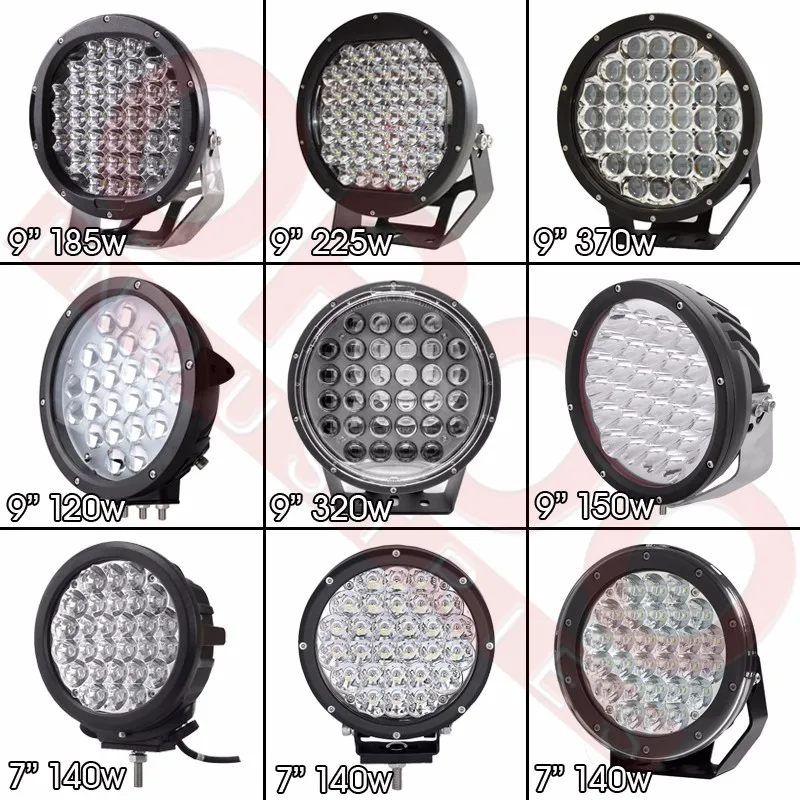 12 Volt Round 162w 9inch Led Driving Light With Price - Buy Led Driving ...
