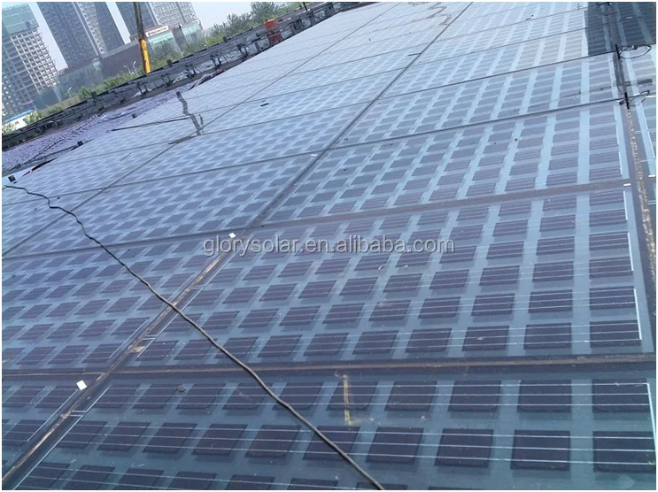 Fabriek Aangepaste Zonnepaneel Transparante Zonnepaneel Dak Panel ...