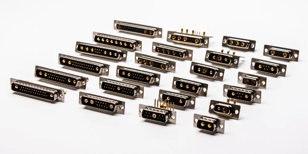 Dosin D-SUB 7W2 Female Connector - Reliable Cable Solder Type