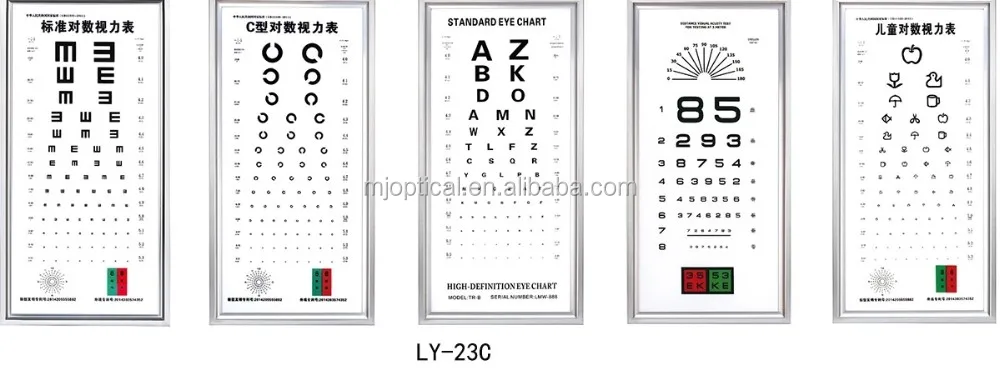 Led Vision Chart Eye Testing Chart - Buy Led Vision Chart,Optical ...
