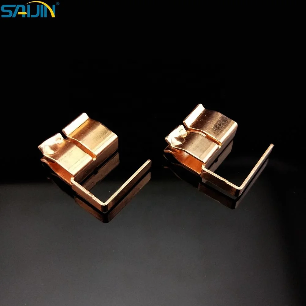 Stamping Part Copper Power Socket Spring Loaded Electrical Contacts ...