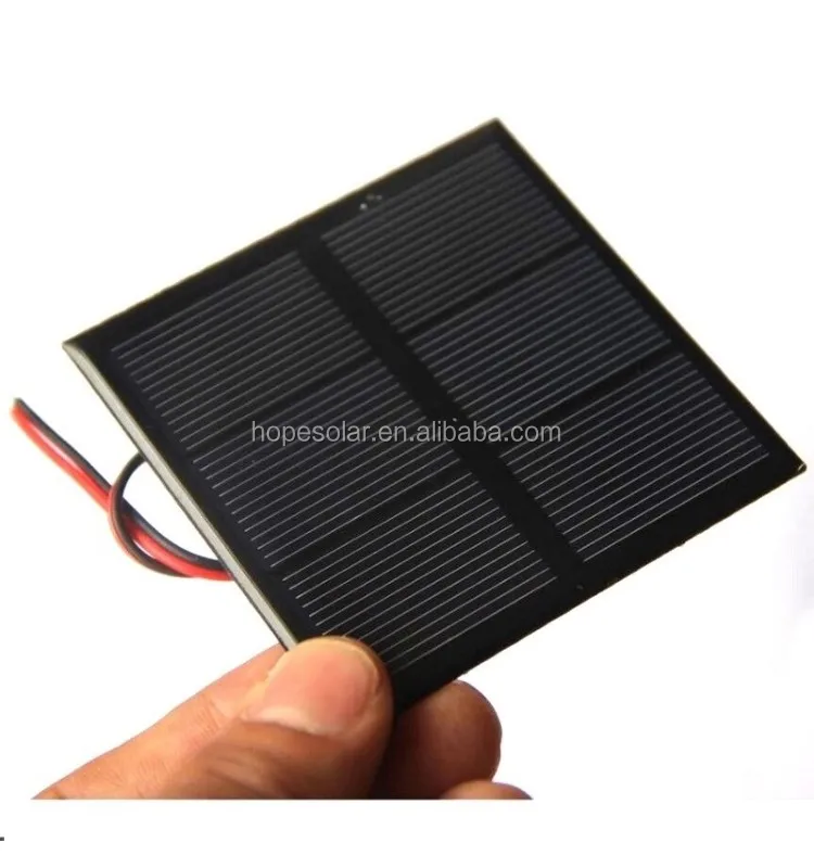 0.7w 1.5v Mini Clearance Solar Panel +cable Polycrystalline Diy Solar ...