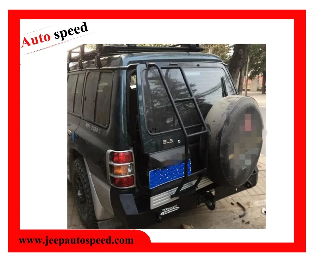 Rear Bumper for Pajero V45 with Tire Carrier - Durable Steel