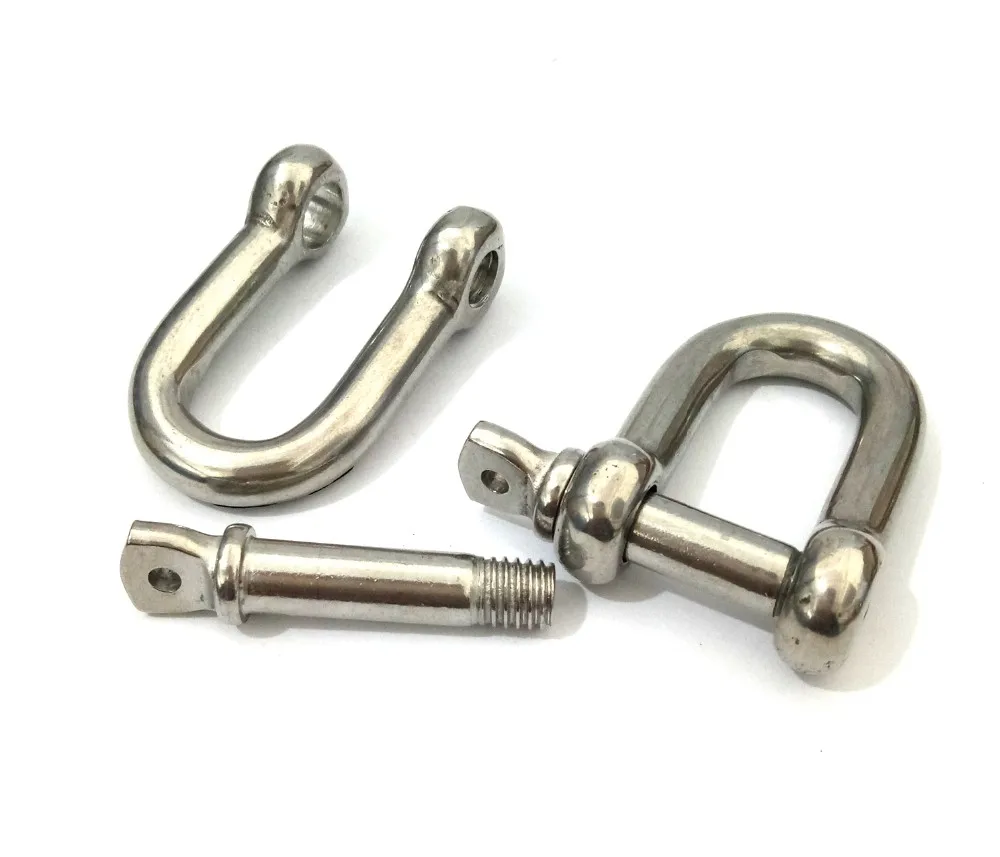 M4-m38 Stainless Steel 304 D Type Shackles - Buy D Type Shackles ...