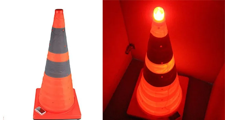 Slovakian Orange PVC Inflatable Traffic Cones - Safe & Durable