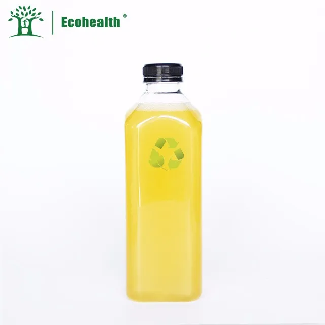 1000ml Pla Biodegradable Material Botellas De Bebida De Plástico De 1 ...