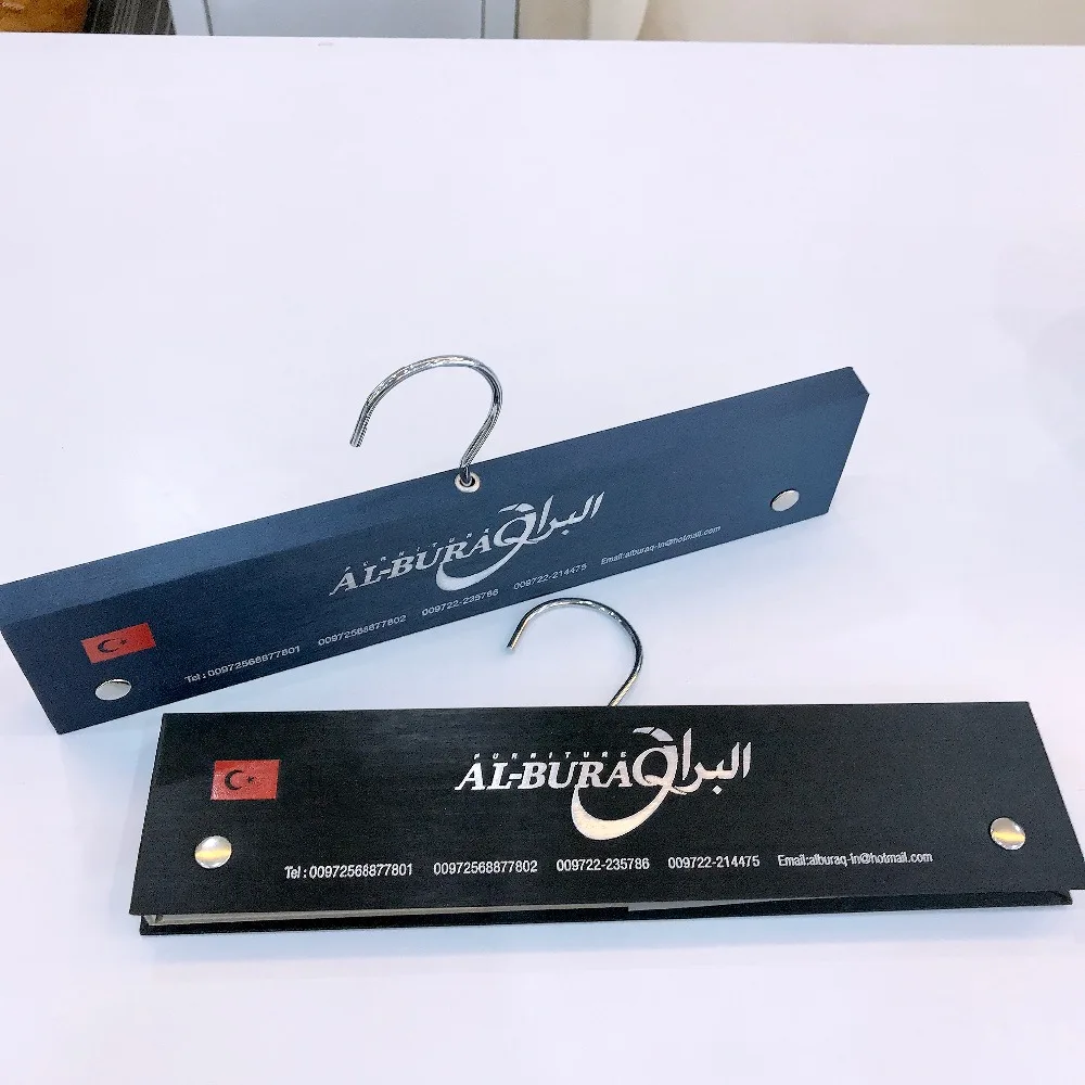 Fabric Sample Hanger - 100% Polyester, Customizable Color