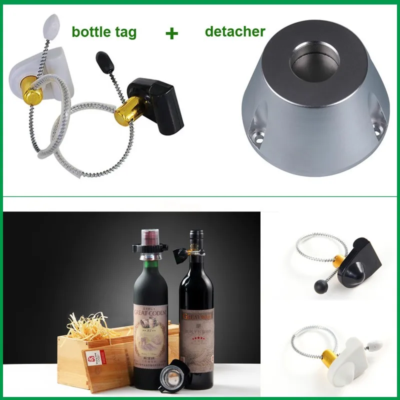 Eas Anti-theft Liquor Wine Bottle hang Tags Lanyard Cable EAS Liquor ...