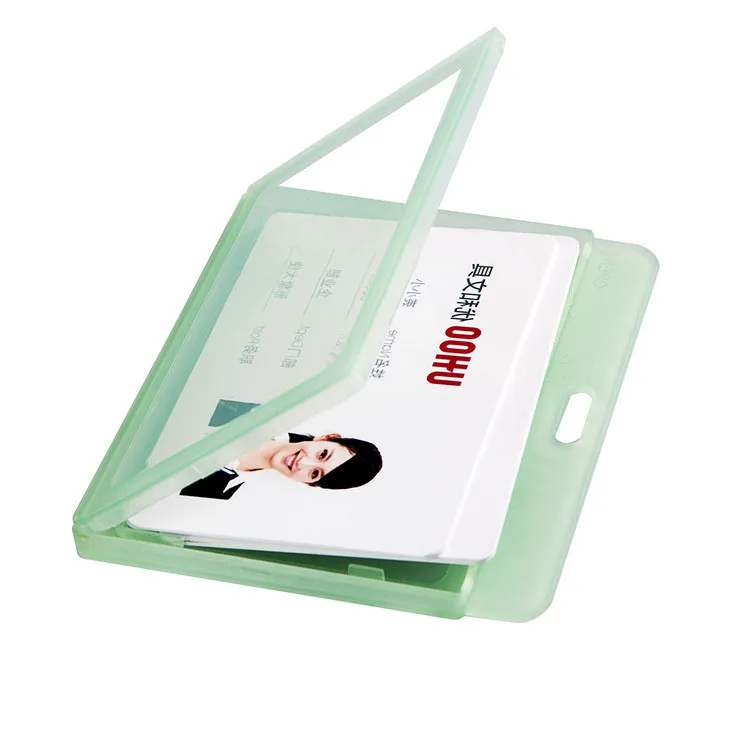 Clear Hard Plastic Id Badge Holder Card Case For Wholesale - Buy Id ...