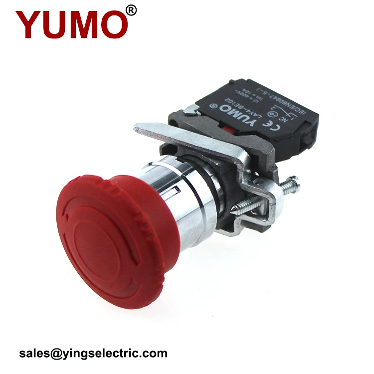Lay5-bs542 40mm Mushroom Head Emergency Stop Push Button - Buy Push ...